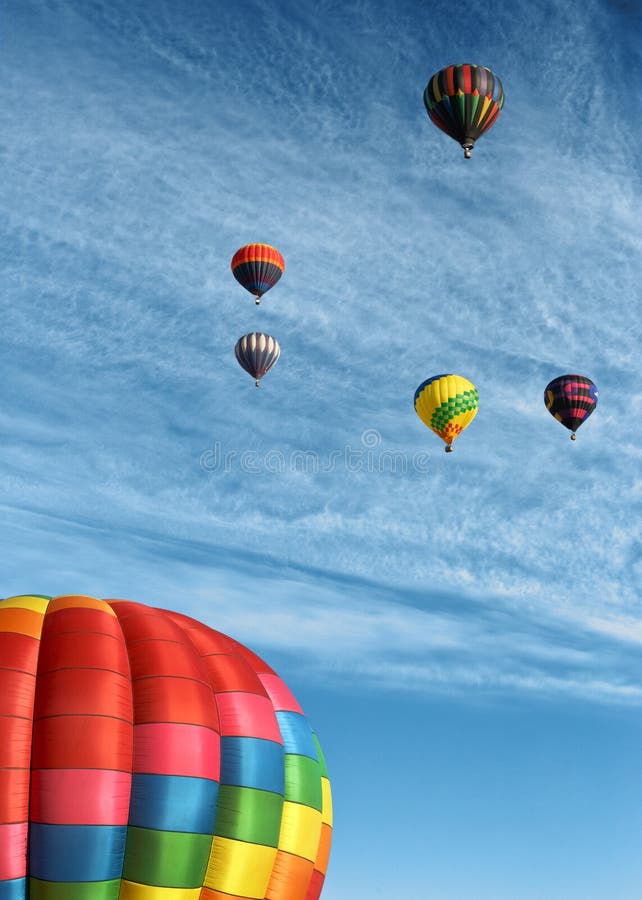 Hot air balloons stock image. Image of ride, adventure - 29495837