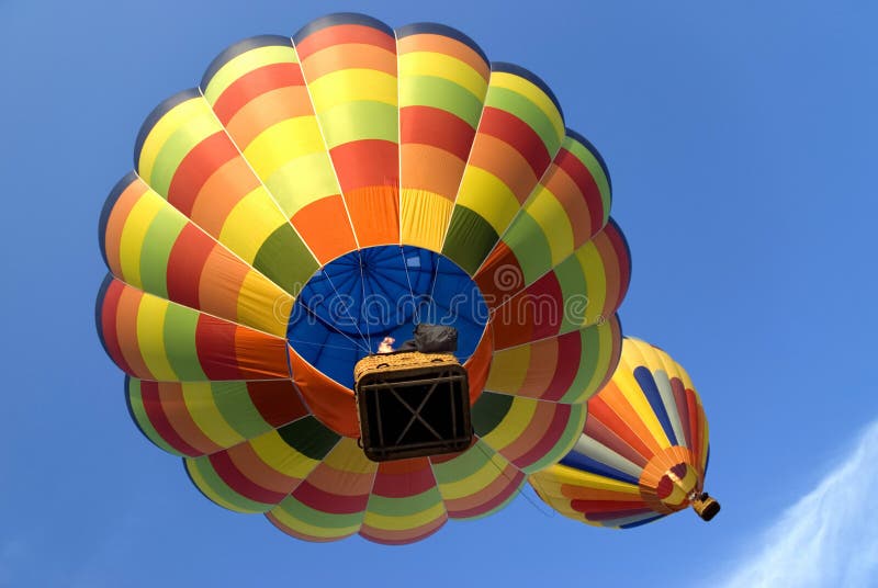 Hot air balloons 5 stock photo. Image of overhead, aerial - 3256318