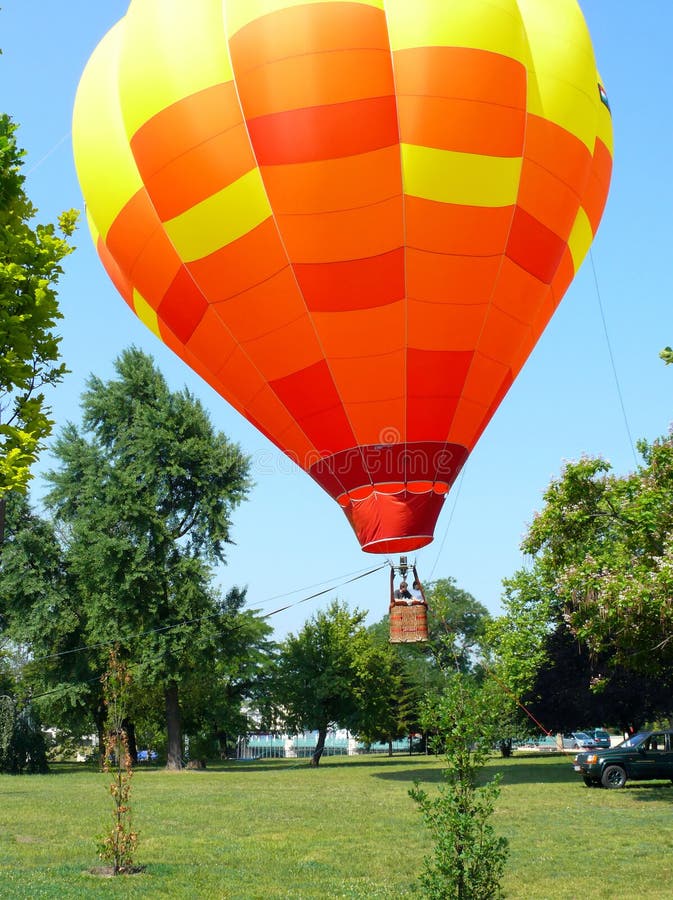 Hot air baloon takeoff stock photo. Image of travel, lift - 5560574