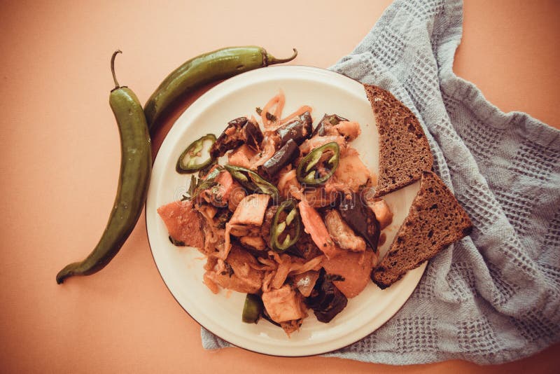 Hot ajapsandali stock image. Image of georgian, ajapsandali - 74064165