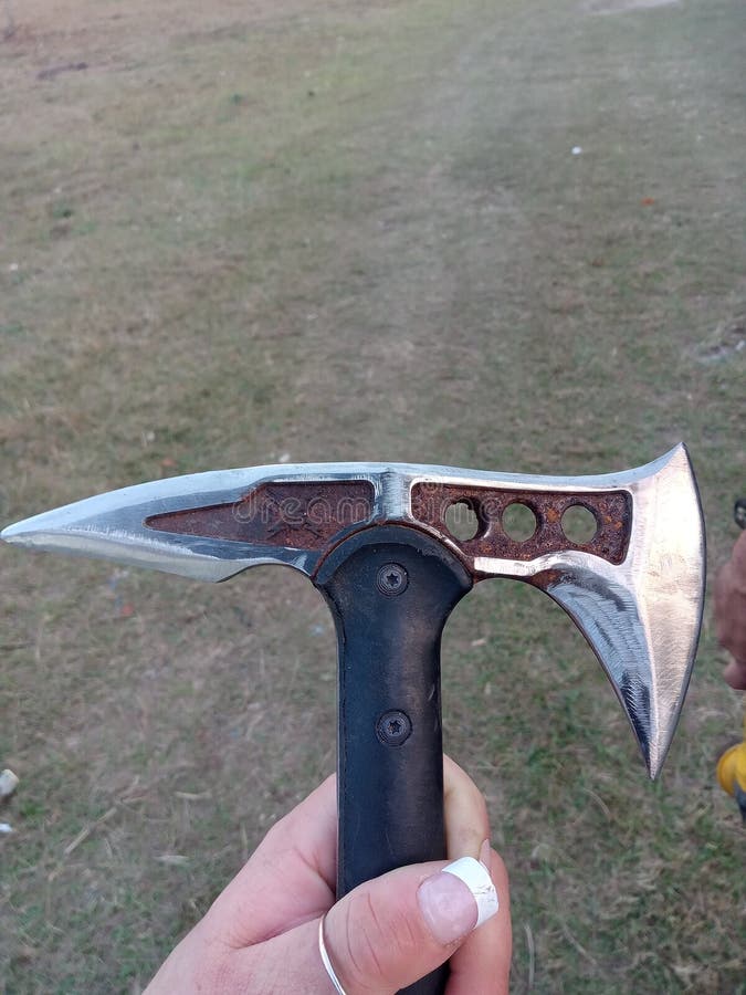 Hot axe head stock image. Image of sculpture, wheel - 261316591