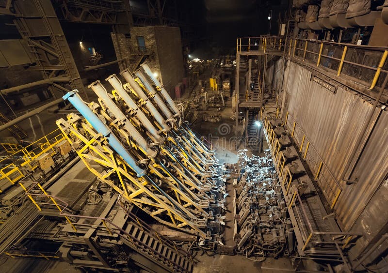 Hot Billet Bloom Continuous Casting, Also Called Strand Casting Stock ...