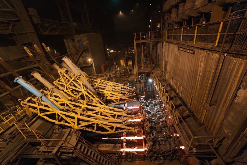 Hot Billet Bloom Continuous Casting, Also Called Strand Casting Stock ...