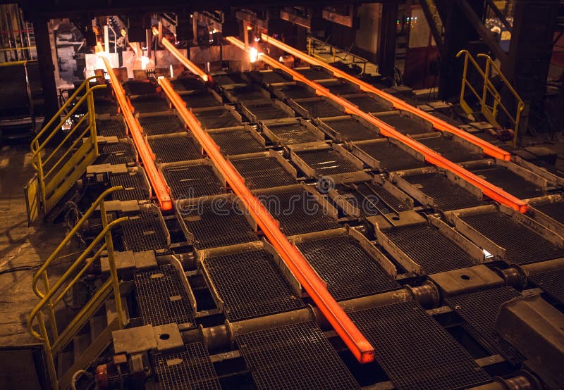 Hot Billet Bloom Continuous Casting, Also Called Strand Casting Stock ...