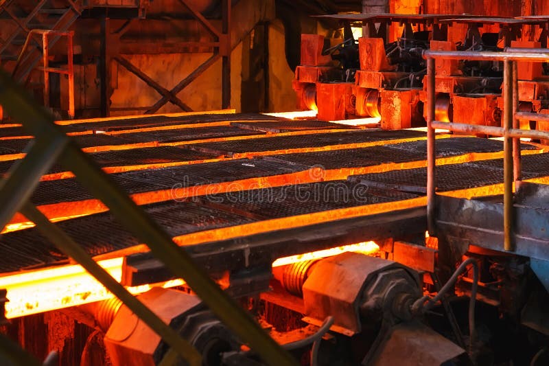 Hot Billet Bloom Continuous Casting, Also Called Strand Casting Stock ...