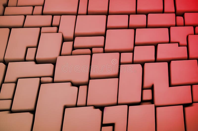 Hot Block Shape Pattern Tile Floor Blocks Fire Brick Shapes Wall Red ...