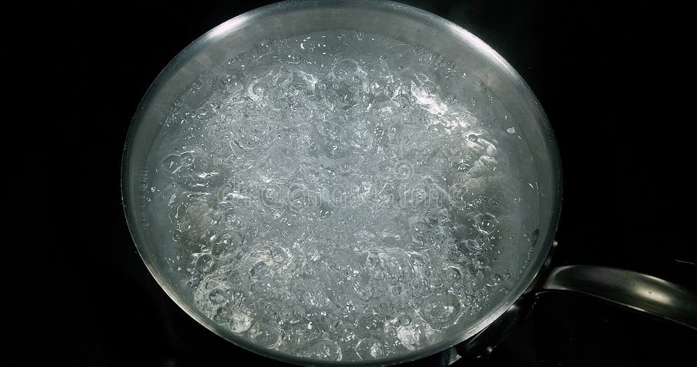 Hot Boiling Water in a Saucepan Stock Image - Image of meal, tool ...