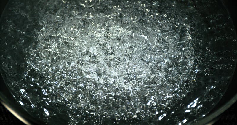 Hot Boiling Water in a Saucepan Stock Image - Image of indoors, indoor ...