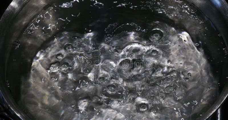 Hot Boiling Water in a Saucepan Stock Photo - Image of normandy ...