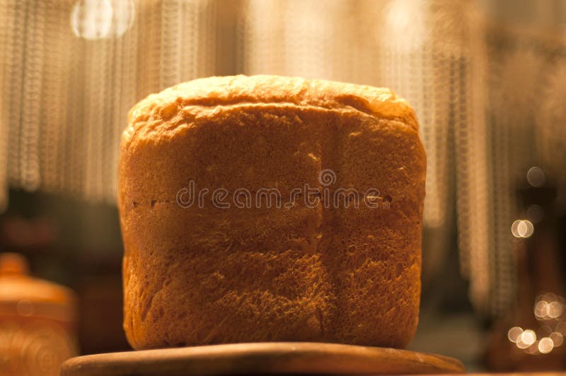Hot bread stock photo. Image of round, bread, crisp, loaf - 17755612