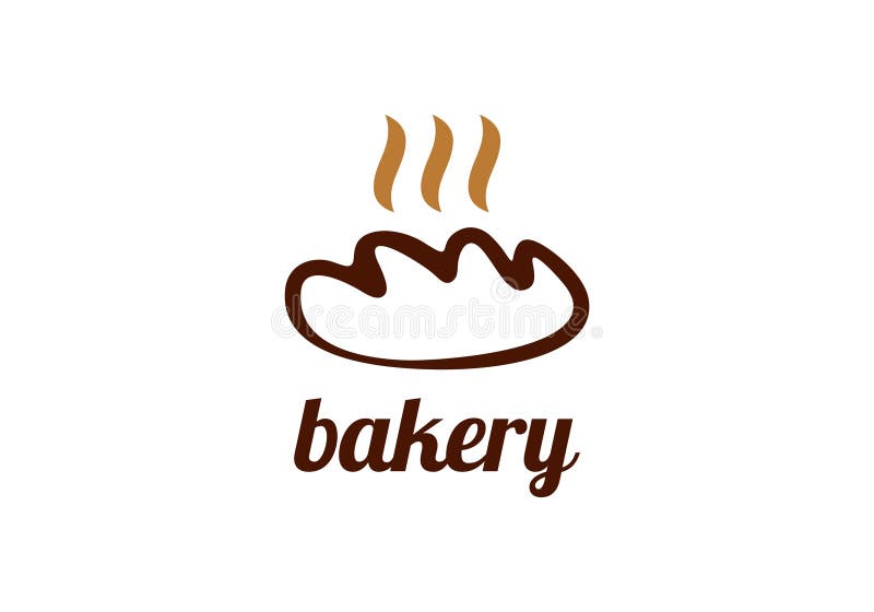 Hot Bread and Bakery Logo. Fast Food Bakery Concept Design Stock Vector ...