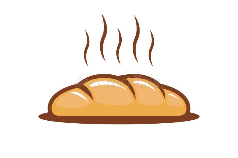 Hot Bread Logo Design Vector Flat Isolated Illustration Stock Vector ...