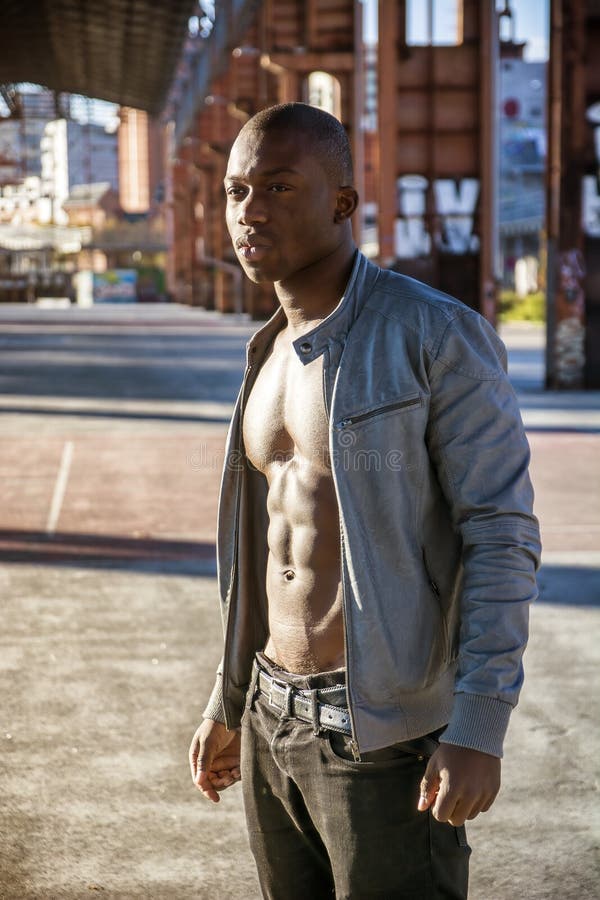 Hot buff black man posing stock image. Image of sunglasses - 82259941