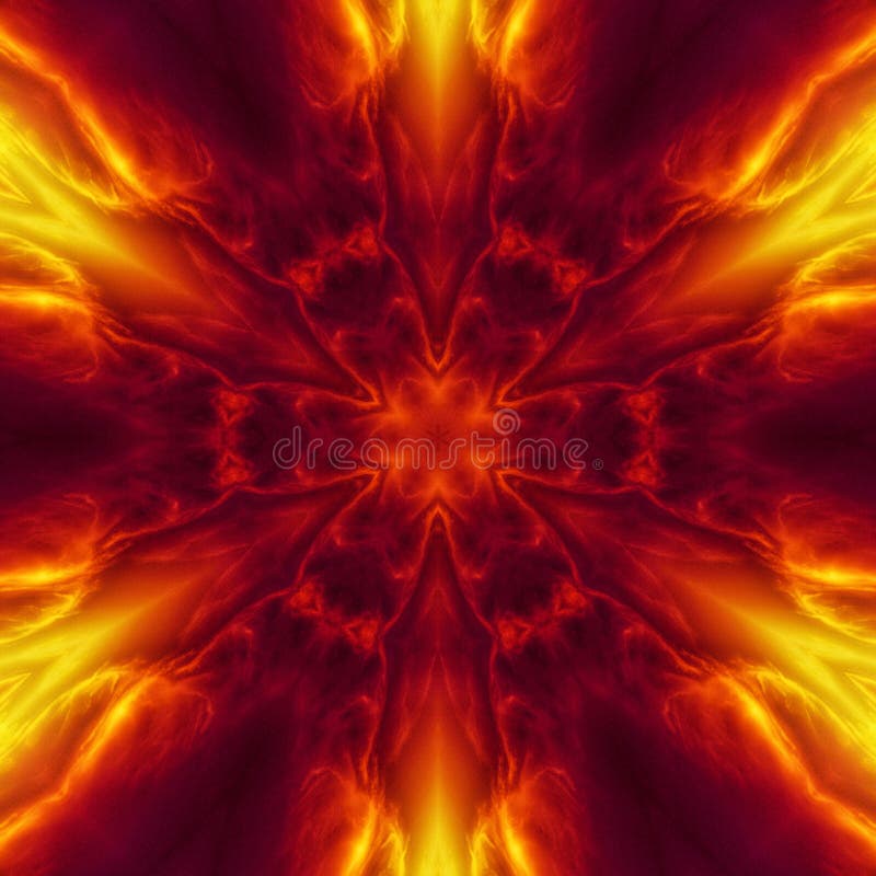 Hot. Burning Fire Abstract Shapes Blurs Colors Stock Illustration ...
