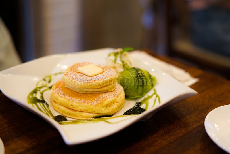 Of hot cake pan cake image stock image. Image of pancakes - 178338881