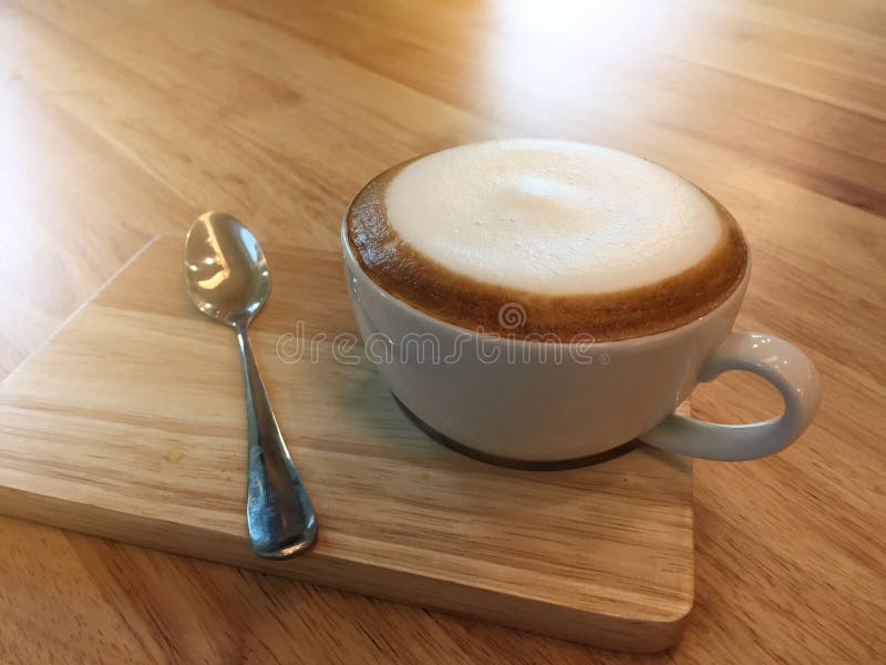 Hot cappuccino coffee stock photo. Image of milk, aroma - 93394116