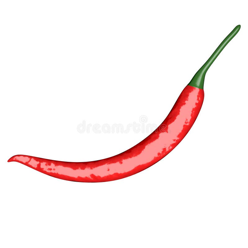 Chilli Rough Stylized Print. Vector Logo. Stock Vector - Illustration ...