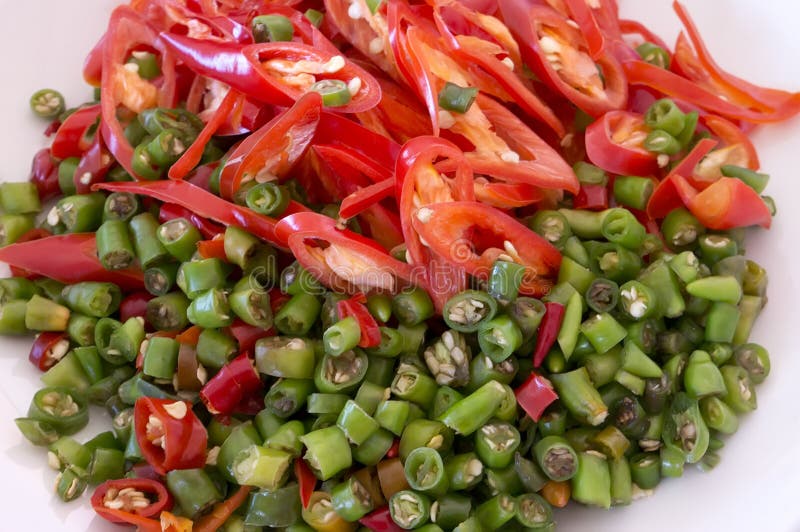 Hot Chili on the plate stock image. Image of cuisine - 43125113