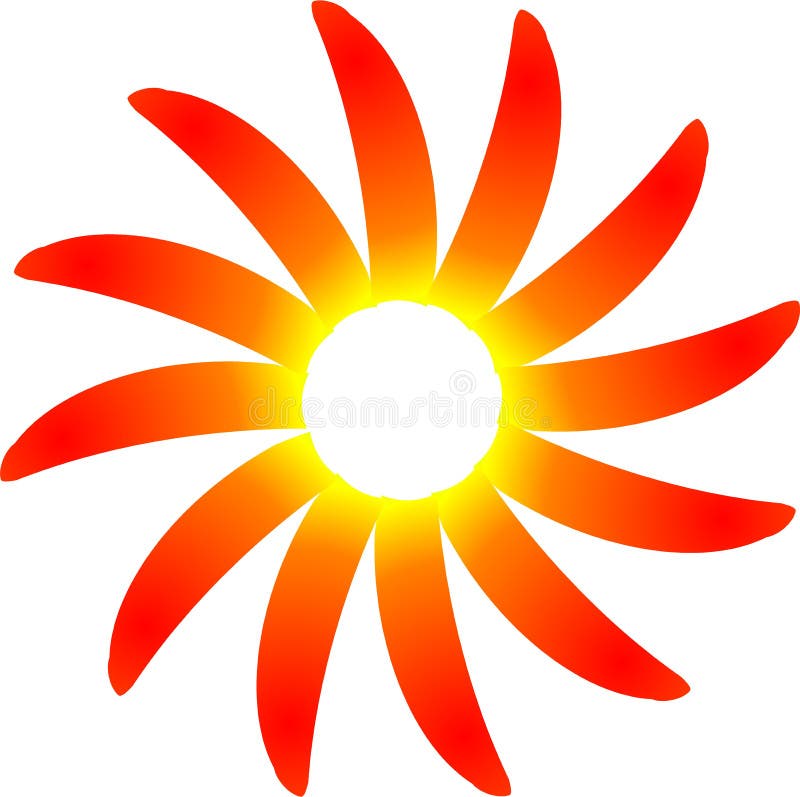 Hot Chili Sunshine Peppers stock illustration. Illustration of bright ...