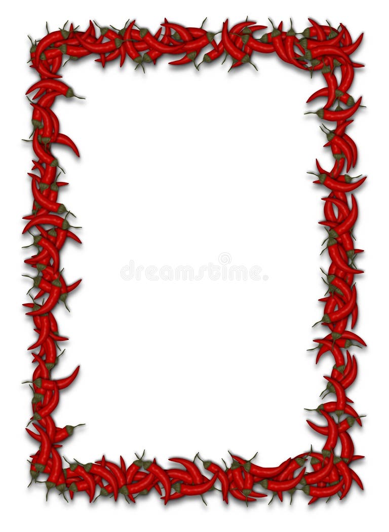 Chilli Border Stock Illustrations – 450 Chilli Border Stock ...