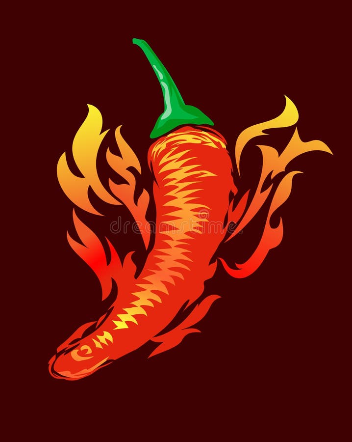 Chilli Flames Stock Illustrations – 325 Chilli Flames Stock ...