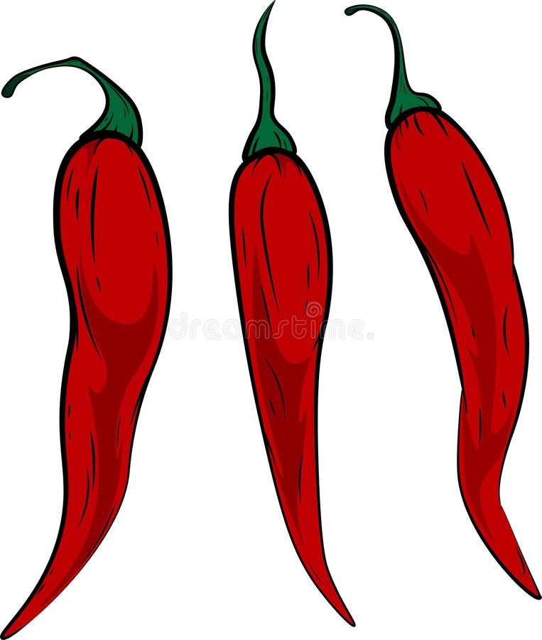 Flaming Hot Pepper Vector Stock Illustrations – 179 Flaming Hot Pepper ...