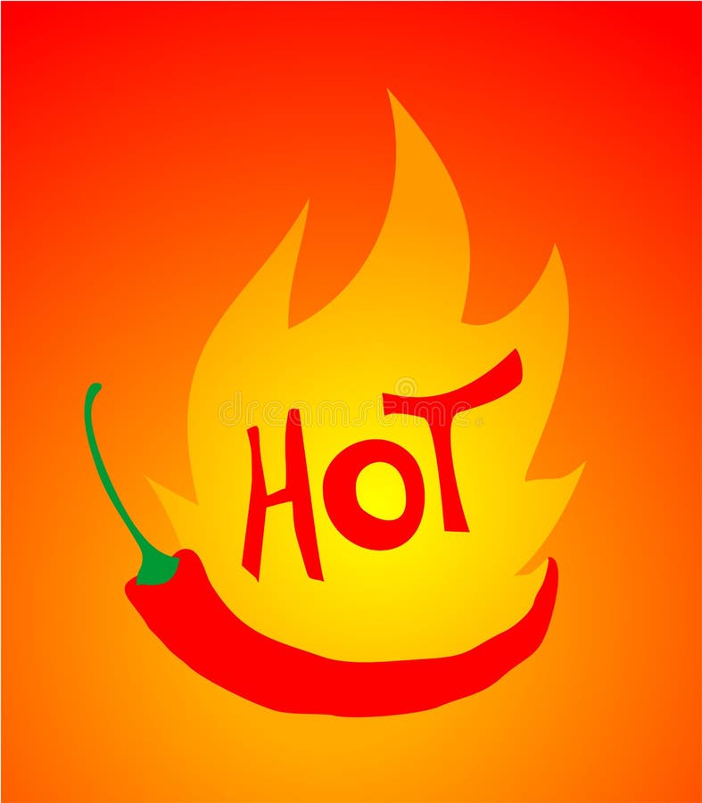 Hot pepper symbol stock vector. Illustration of chili - 73244637