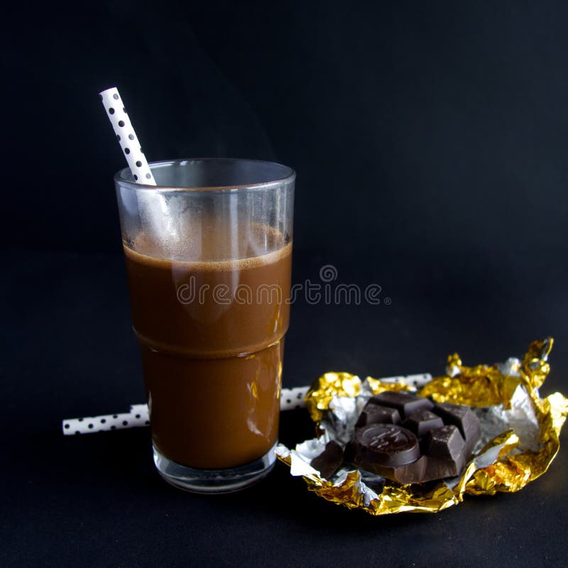 Hot chocolate stock image. Image of warming, food, beverage - 47336395