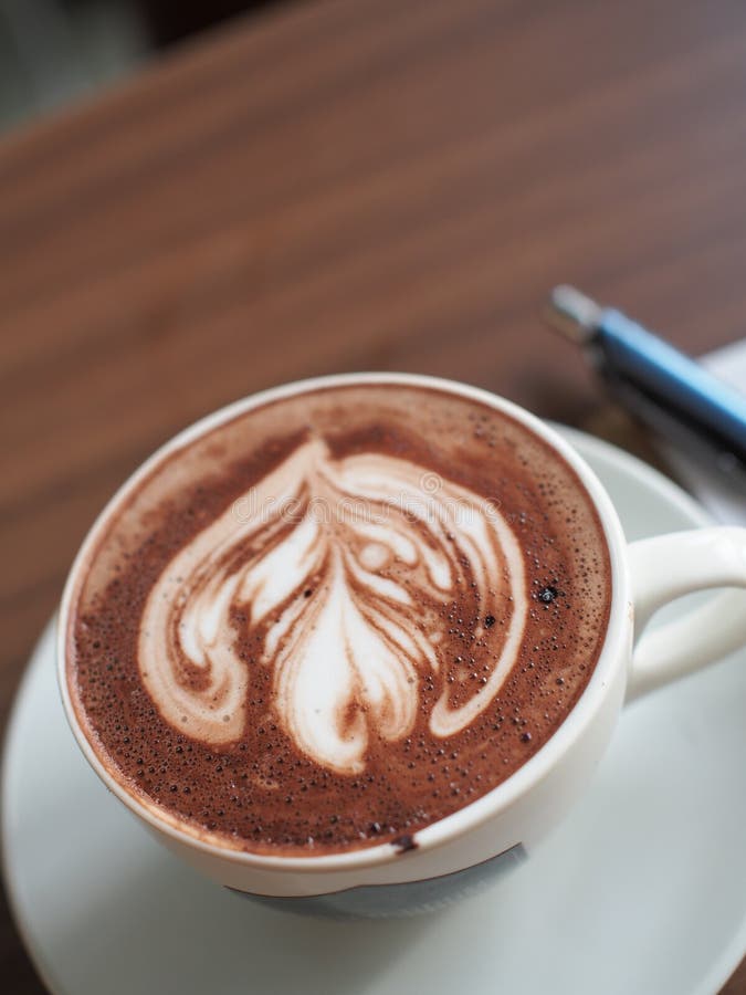 Hot chocolate stock image. Image of work, notbook, tasks - 58524407