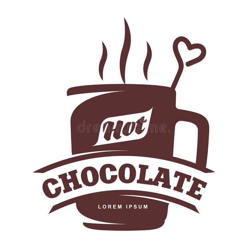 Hot Chocolate Logo Template Stock Vector - Illustration of cappuccino ...