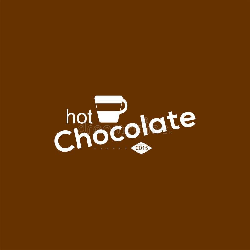 Hot chocolate retro logo stock vector. Illustration of bean - 168766522