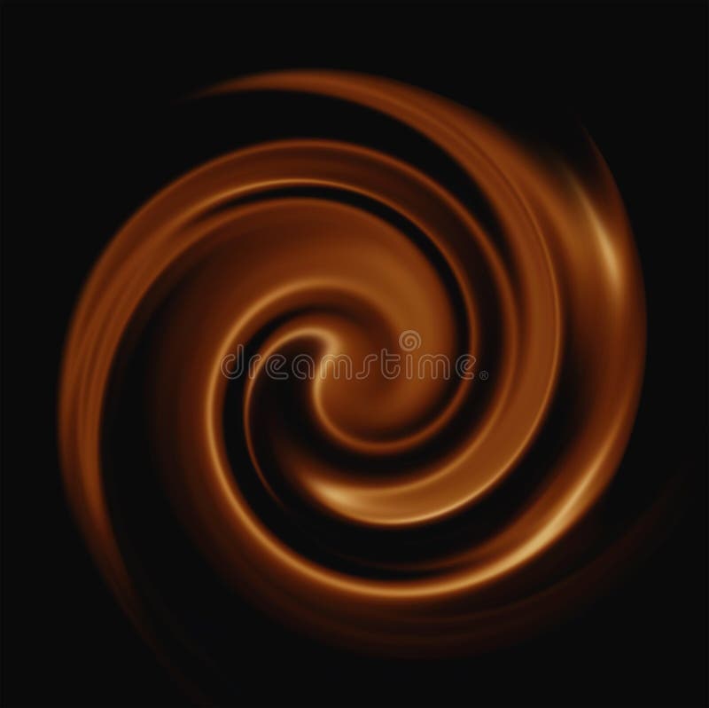 Hot chocolate swirl stock illustration. Illustration of melted - 12937588