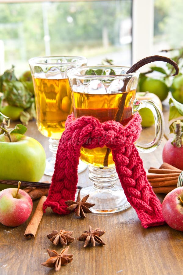 Hot cider with spices stock photo. Image of drink, bright - 43903516