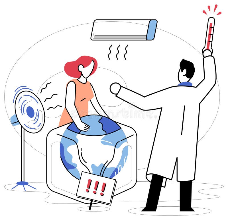 Hot Climate. the Ambient Warmth Underscores Ecological Challenge a ...