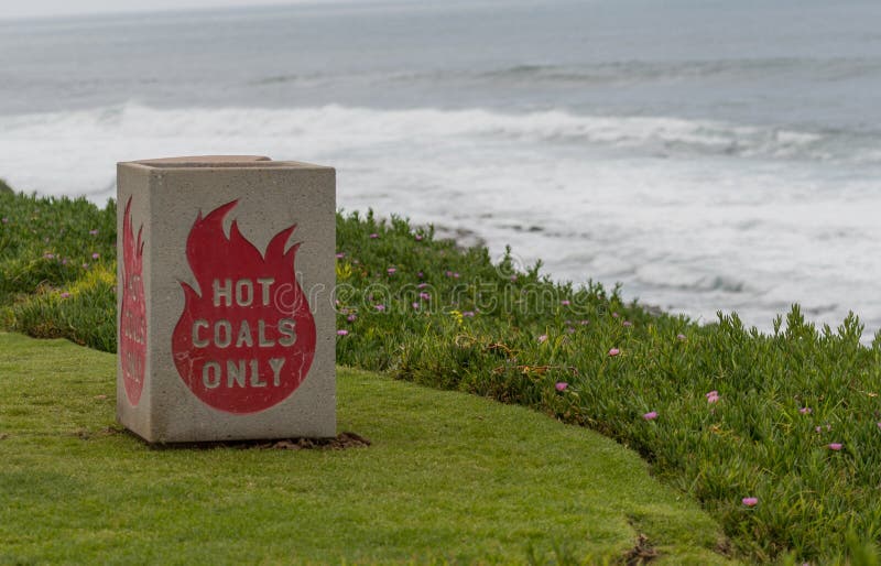 Disposal Bin for Hot Coals stock photo. Image of storage - 70808766