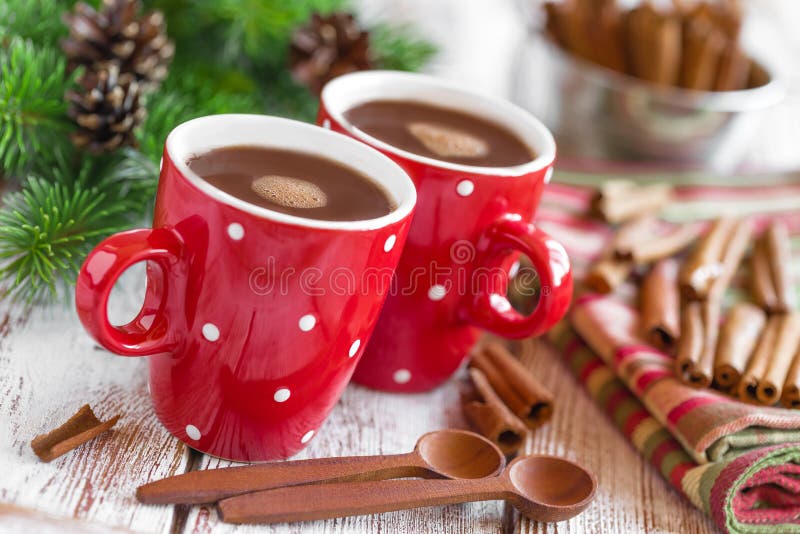 Hot cocoa drink stock image. Image of holiday, liquid - 46157553