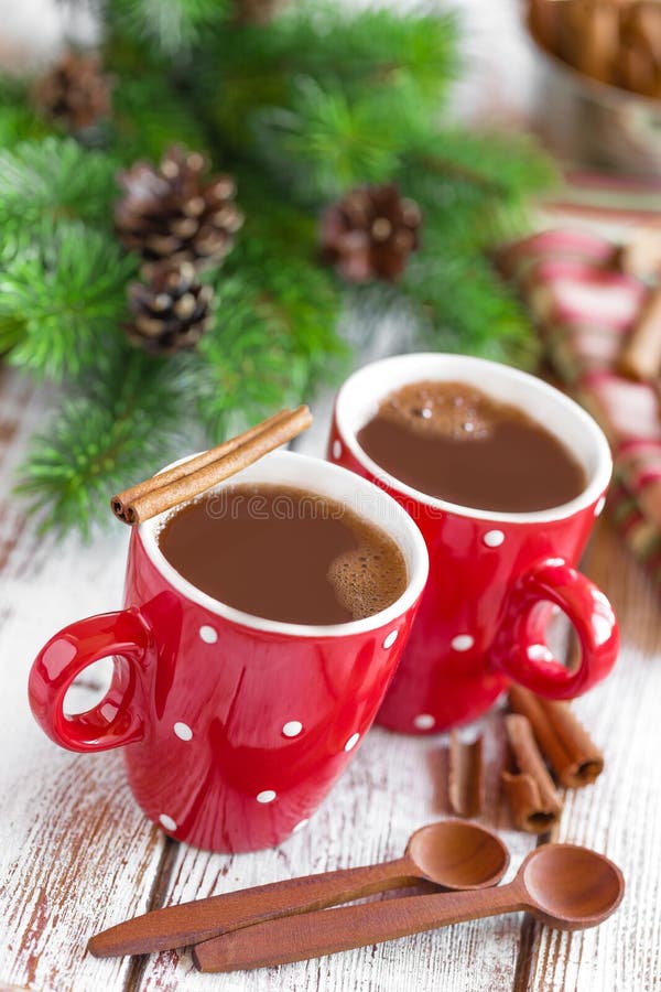 Hot cocoa drink stock image. Image of cafe, chocolate - 46157555