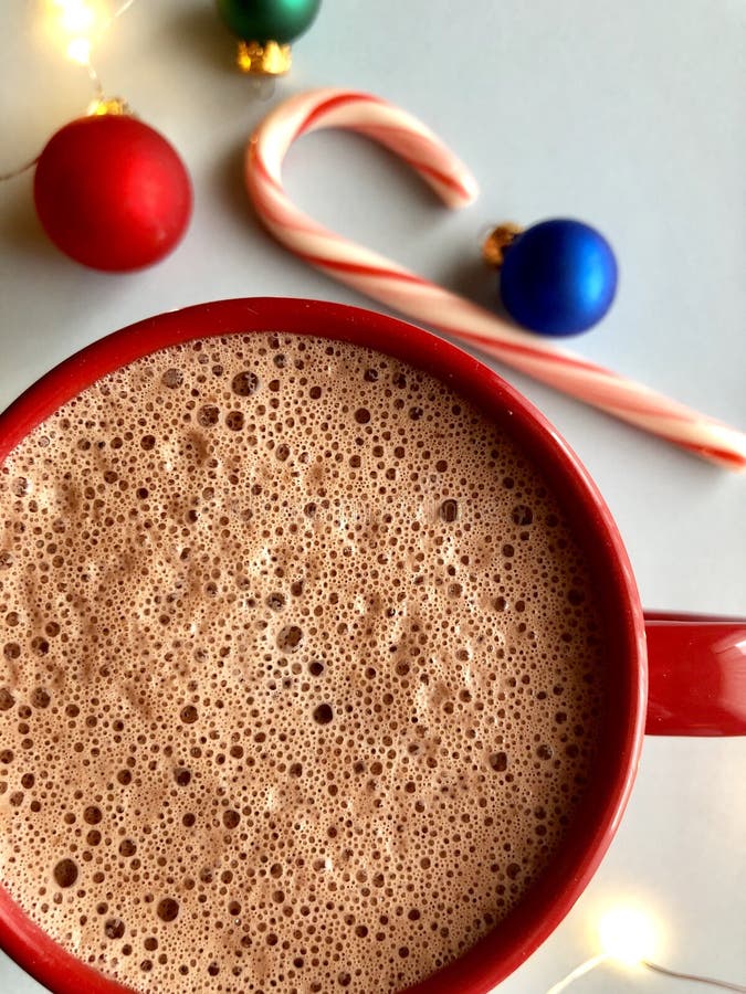 Hot cocoa stock image. Image of foam, brown, powder - 165862477