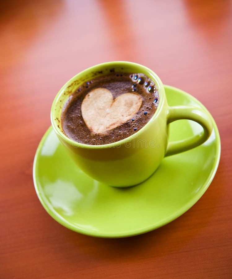 Hot coffee drink stock photo. Image of green, brown, strong - 7395354