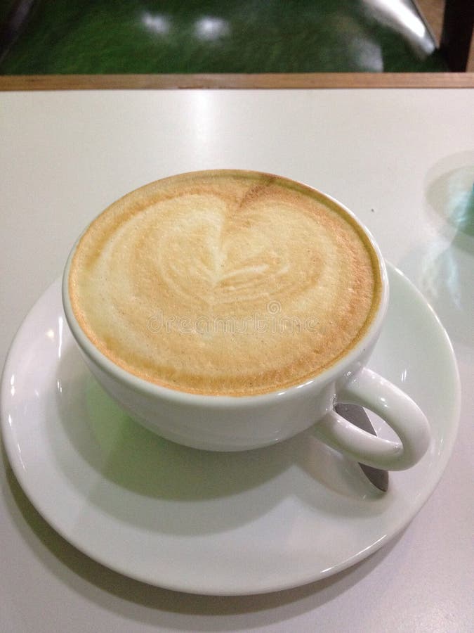 Hot coffee latte stock image. Image of coffee, caffeine - 51622845