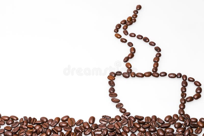 Hot coffee symbol stock image. Image of copper, coffee - 57830125