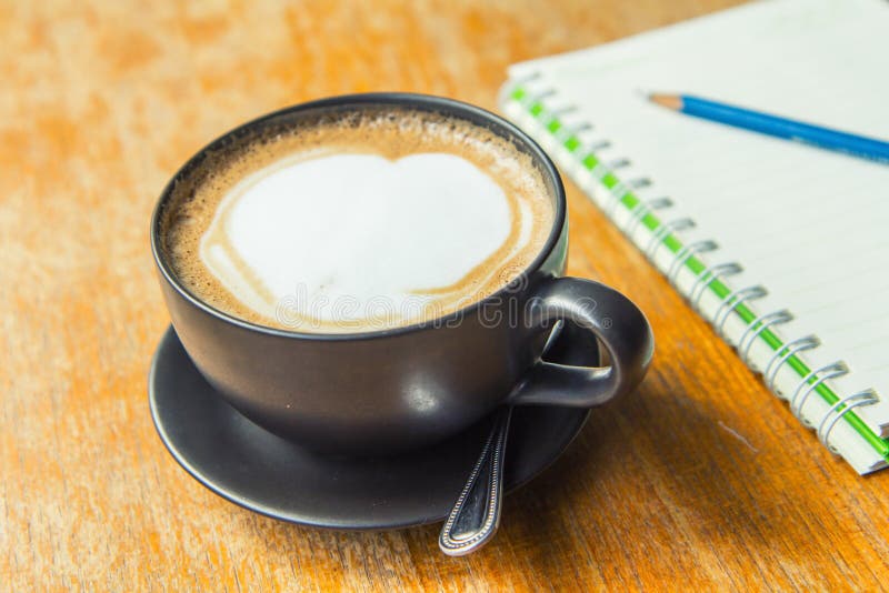 Hot coffee on the table stock image. Image of drink, coffee - 88675273