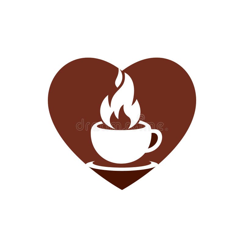 Coffee Cup Fire Heart Stock Illustrations – 145 Coffee Cup Fire Heart ...