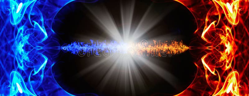 Hot and cold stock illustration. Illustration of painted - 50710967