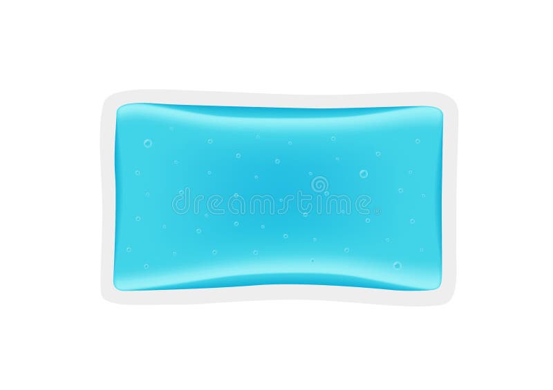 Hot and Cold Gel Pack Vector . First Aid Stock Vector - Illustration of ...