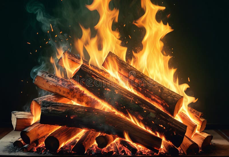 Hot Color of Fire Background Stock Illustration - Illustration of fire ...