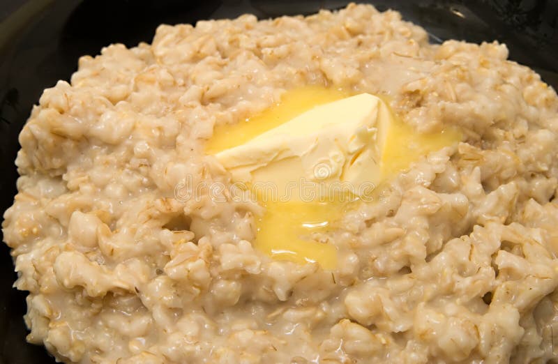 Hot porridge stock image. Image of milk, meal, eating - 7061683