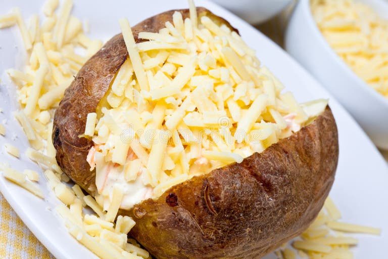 234 Crispy Skin Jacket Potato Cheese Stock Photos - Free & Royalty-Free ...
