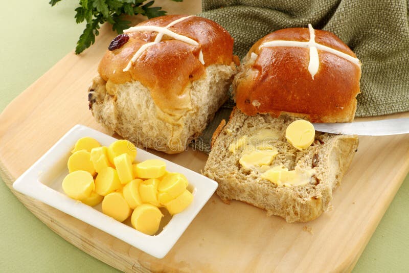 Hot Cross Buns stock image. Image of delightful, cross - 18719567
