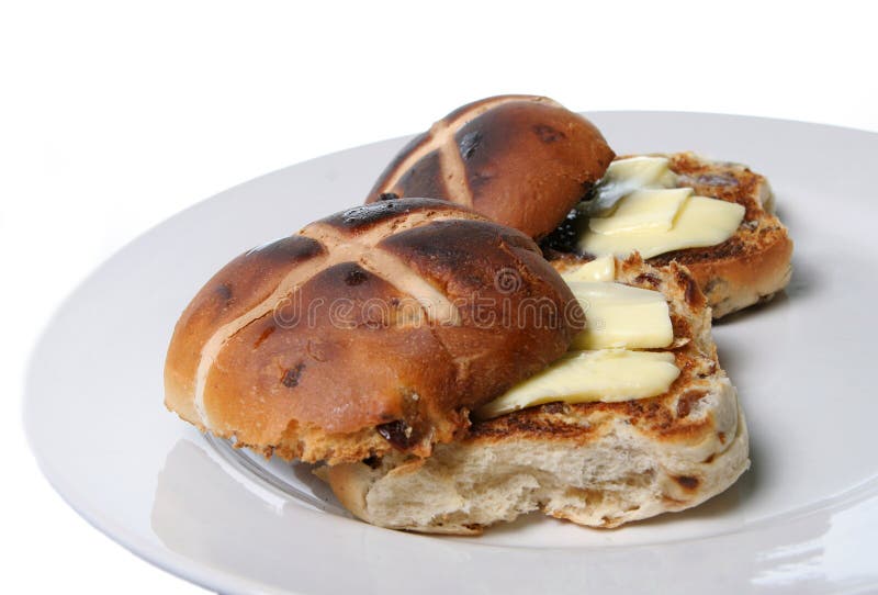 Hot Cross Buns stock photo. Image of bakery, food, baked - 588186